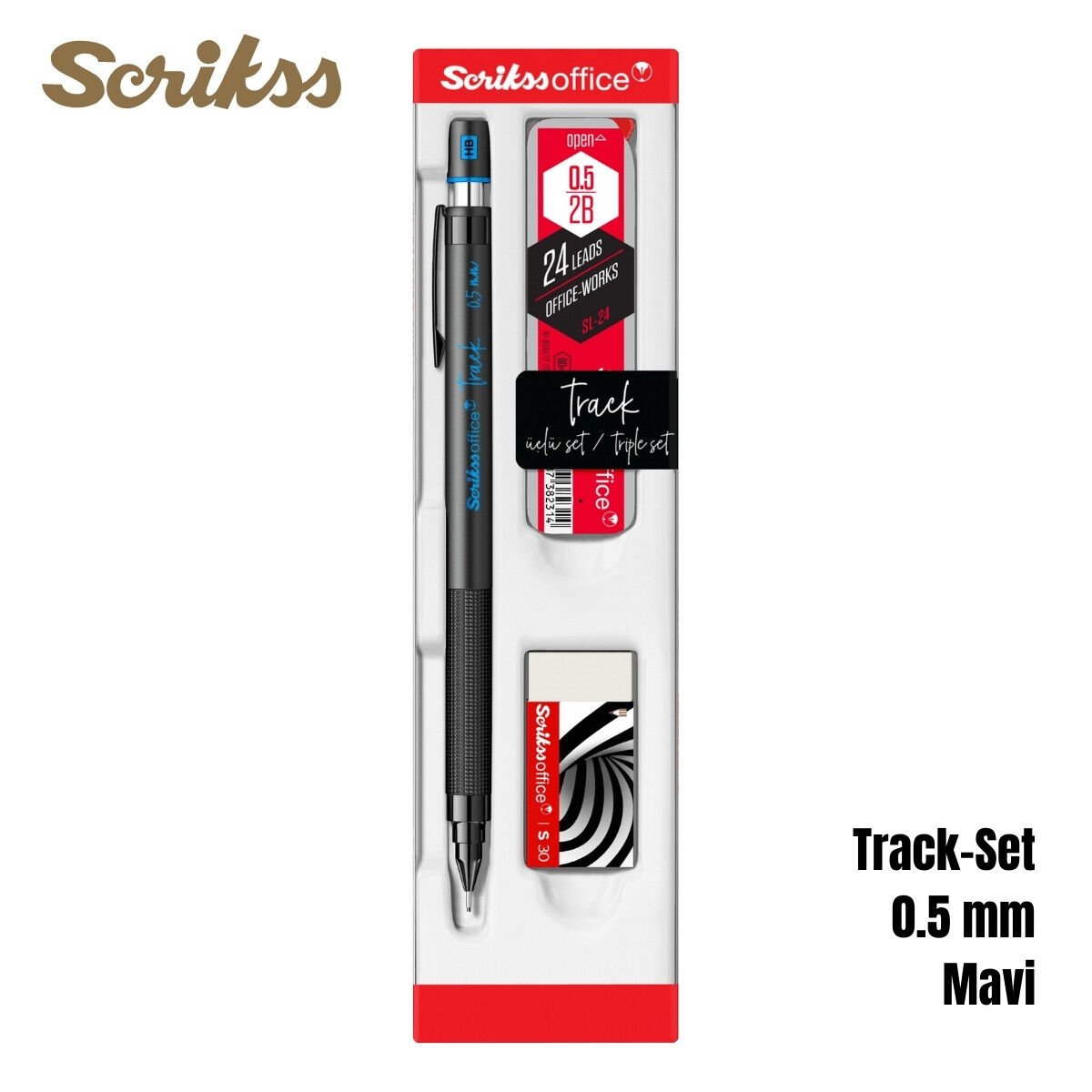 Scrikss Versatil Kalem Track 0.5mm 3lü Set Mavi - 150,00 TL | Hakikat ...