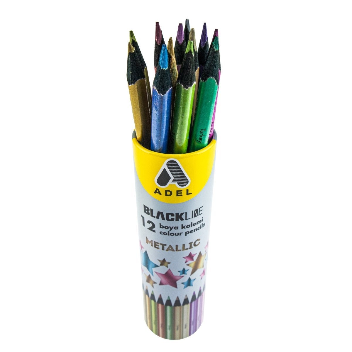 Adel Blackline Metallic Boya Kalemi Tüp 12li - 110,00 TL | Hakikat ...