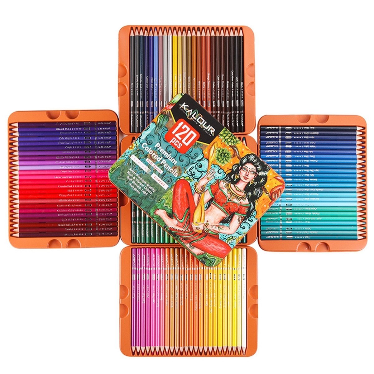 Kalour Kuru Boya Kalem Seti Metal Kutu 120li - 2.950,00 TL | Hakikat ...