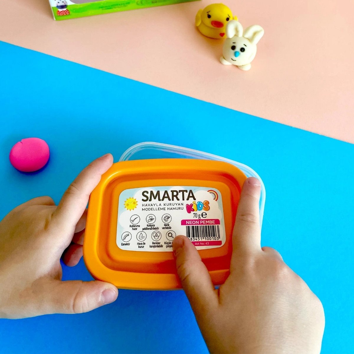 Smarta Kids Modelleme Hamuru 70gr Beyaz - 110,00 TL | Hakikat Kırtasiye