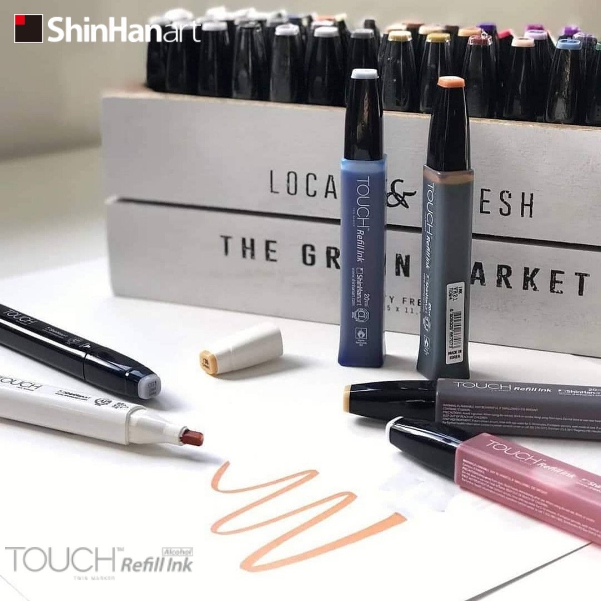 Shinhanart Touch Ink Alkol Bazlı Mürekkep 20ml P82 Light Violet - 230 ...