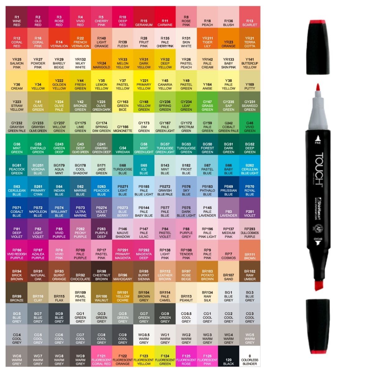 ShinHan Art Touch Twin Marker 36lı Set - 4.470,00 TL | Hakikat Kırtasiye